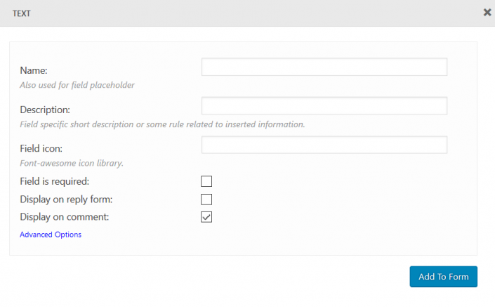 Comment Form Builder - wpDiscuz - WordPress Comment Plugin