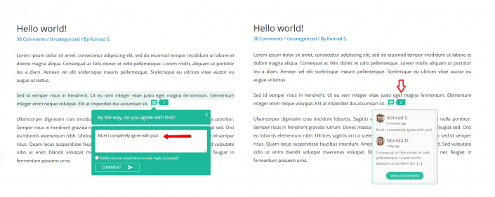 Inline Commenting - wpDiscuz - WordPress Comment Plugin