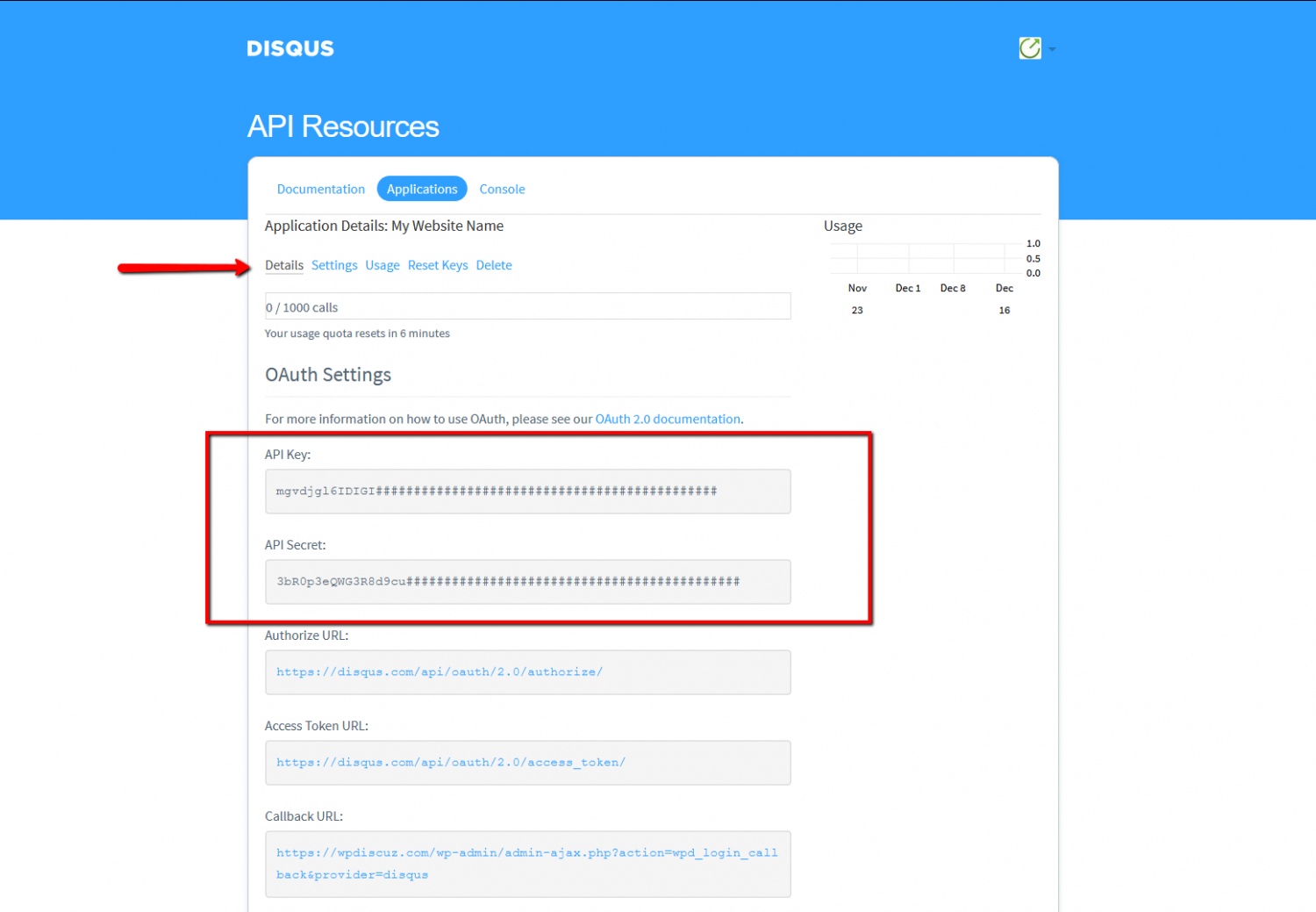 Disqus App Configuration - wpDiscuz - WordPress Comment Plugin