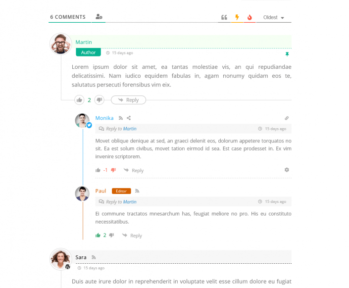 Comment Layouts - wpDiscuz - WordPress Comment Plugin
