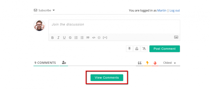 Comment Thread Displaying - wpDiscuz - WordPress Comment Plugin