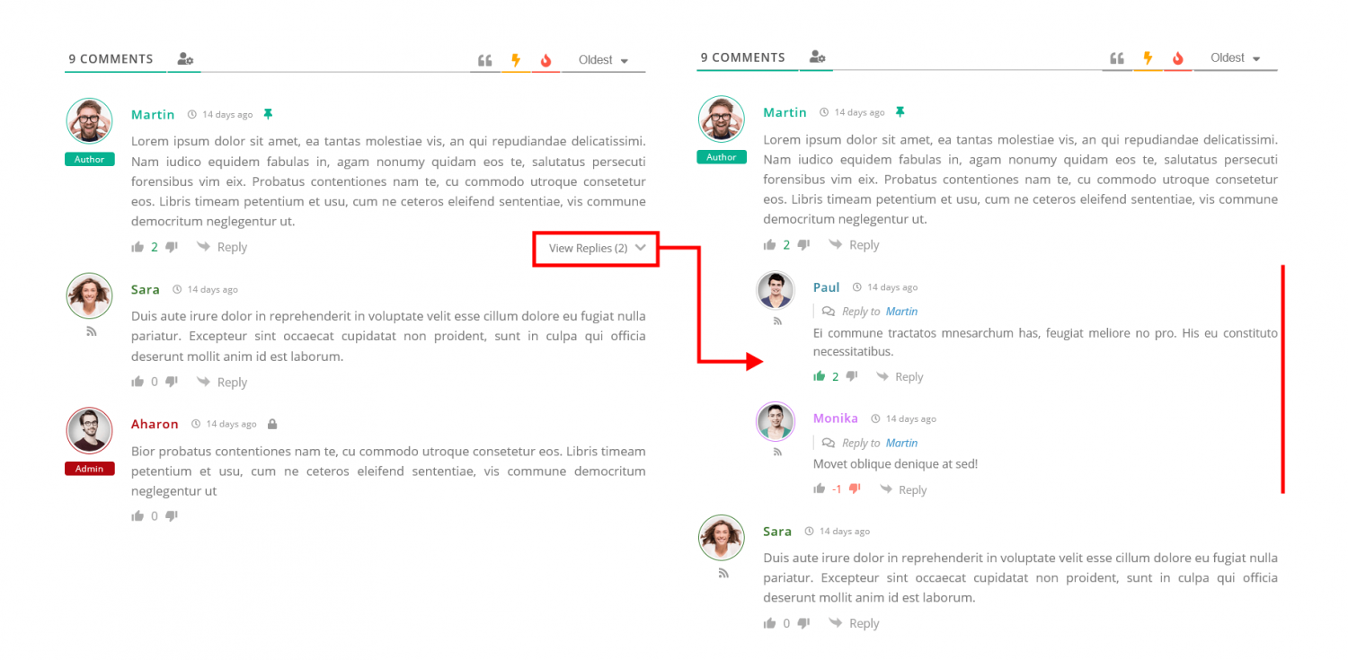 Comment Thread Displaying - wpDiscuz - WordPress Comment Plugin